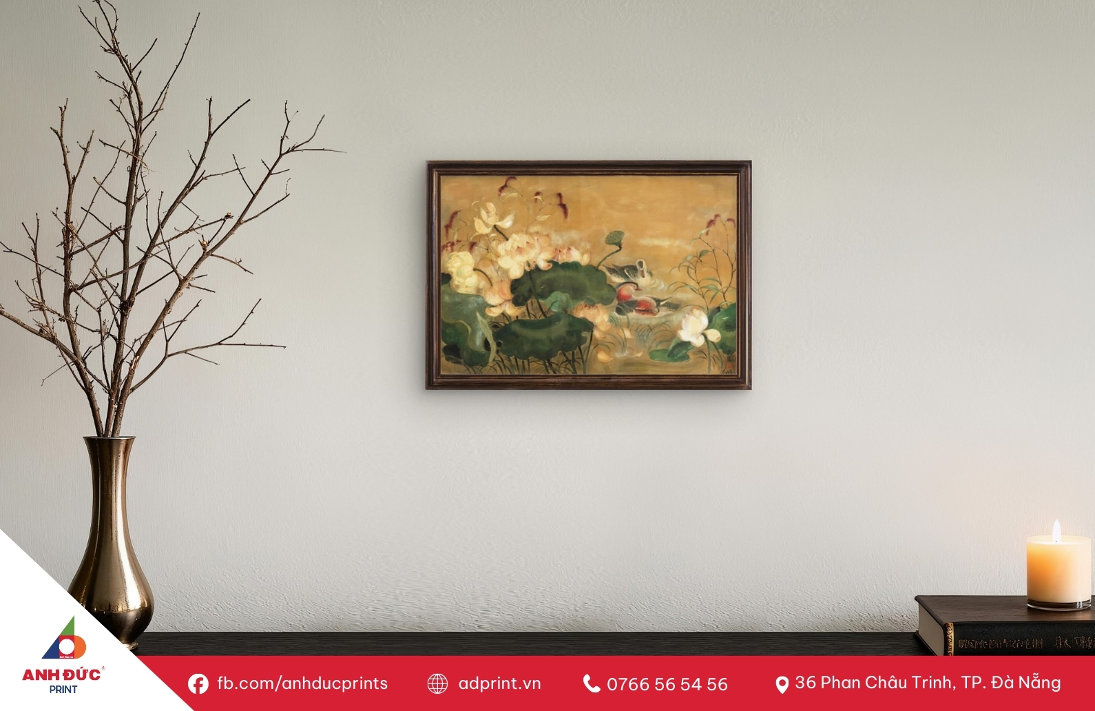 In vải Silk (Tranh lụa) theo yêu cầu tại Đà Nẵng